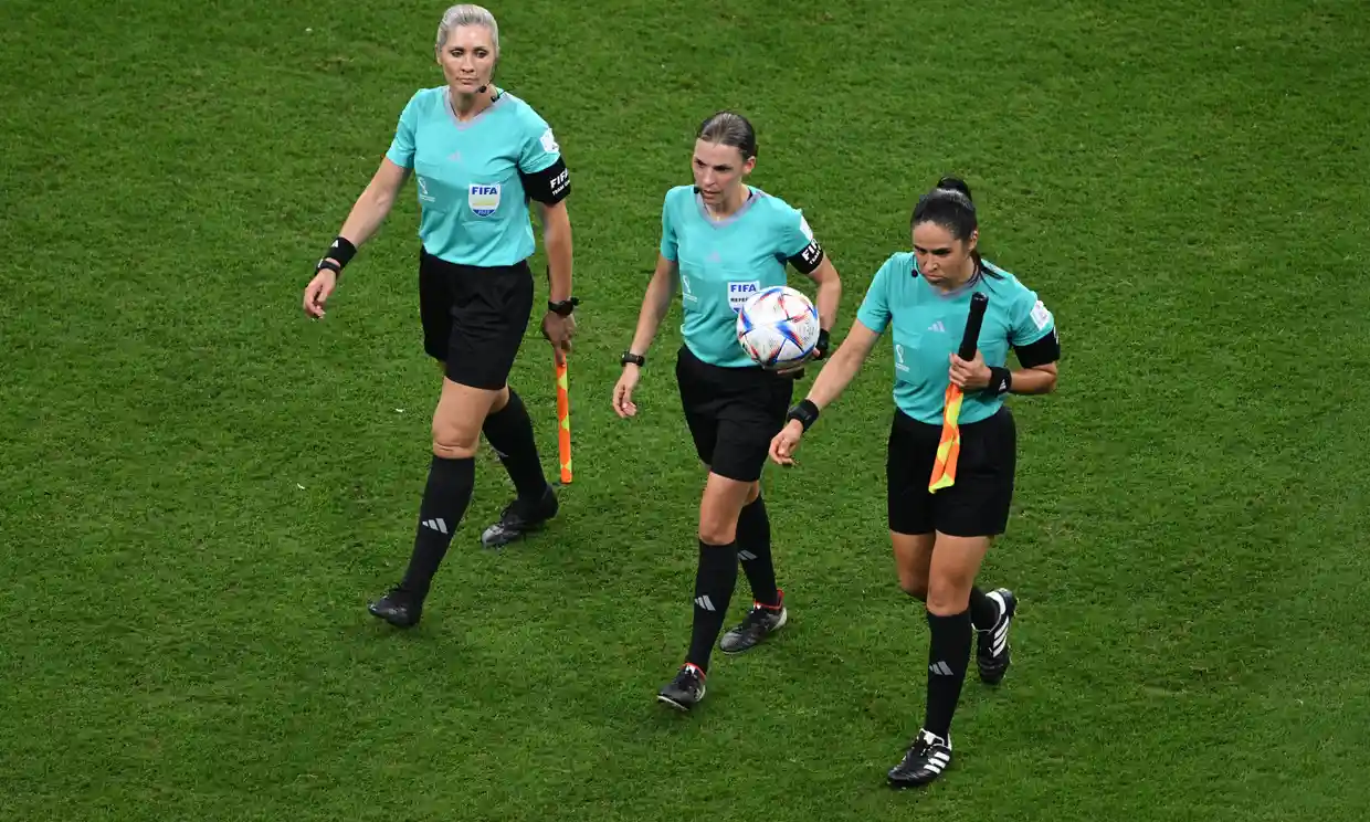History as First All-Female Referee Team Officiates at World Cup - Bold ...