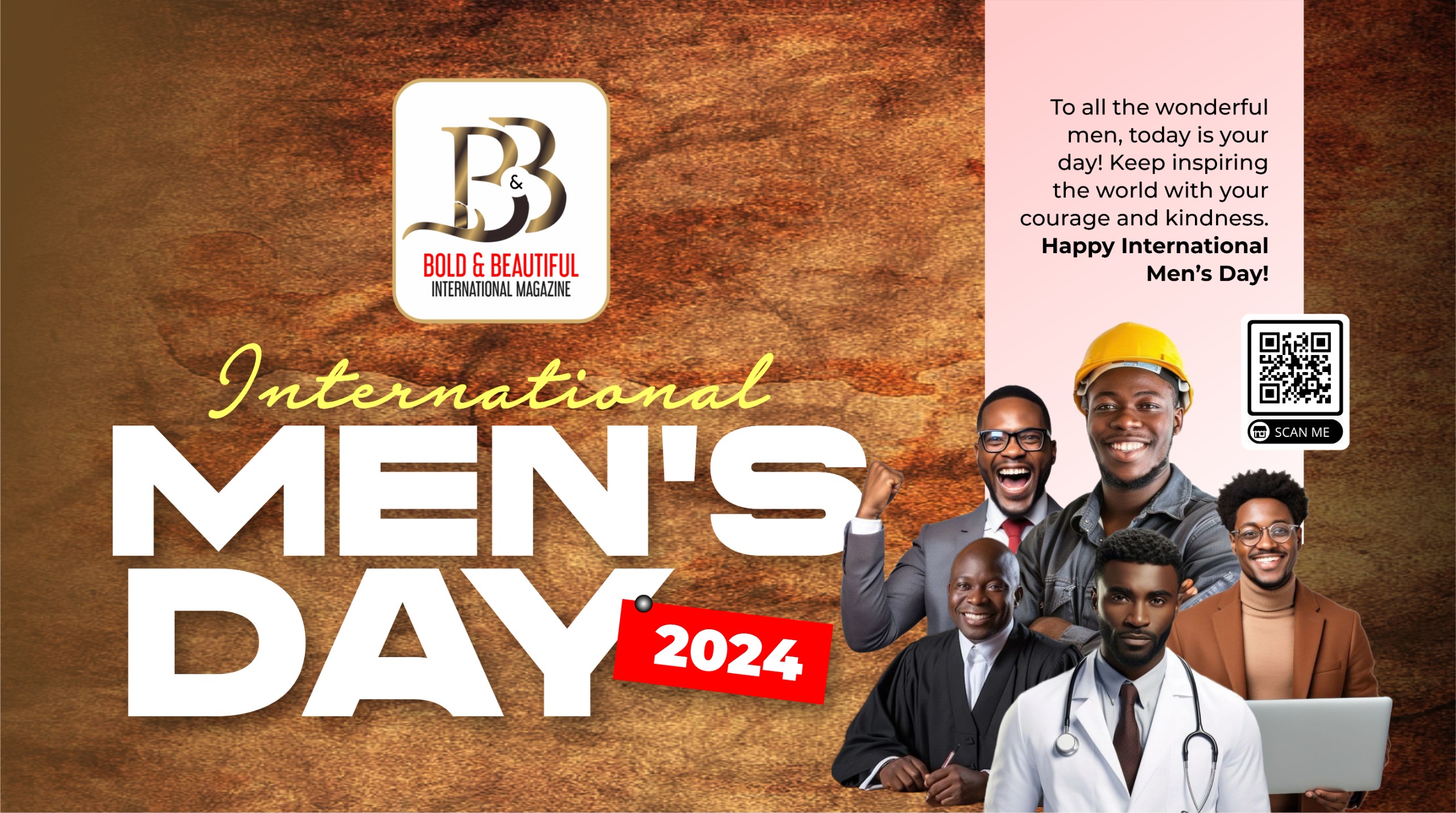International Men’s Day 2024 - Positive Male Role Models - Bold and ...